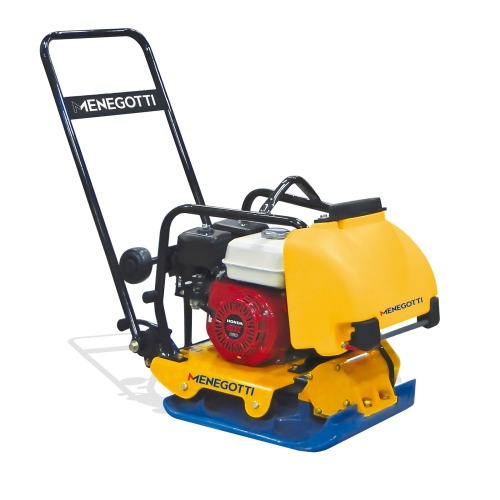 Placa vibratória unidirecional a gasolina 5,5 hp base 530 x 500 mm - MPV 92 - Menegotti