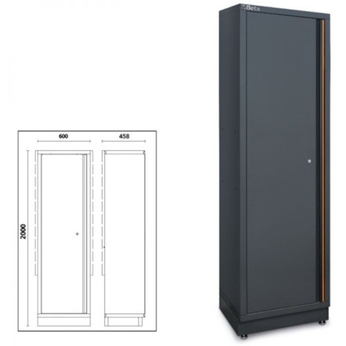 Armário de ferramentas modular 1 porta - C45 PRO AS1 - C45PRO AS1 - Beta