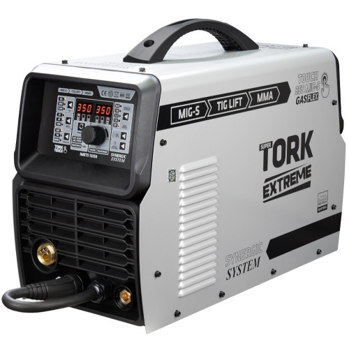Inversora de solda multiprocesso 350A para Eletrodo Mig e Tig Trifásica- TOUCH 350S - Super Tork