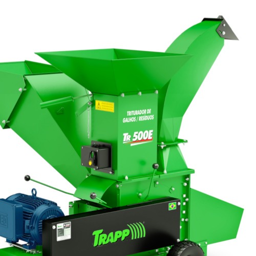 Trituradores de galhos e resíduos a gasolina 12,5 hp - TR-500E - Trapp