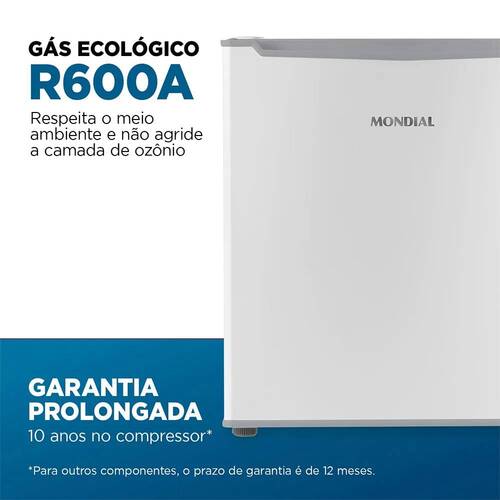 Frigobar 46 litros porta reversível preto - FGB-01-B50 110V - Mondial