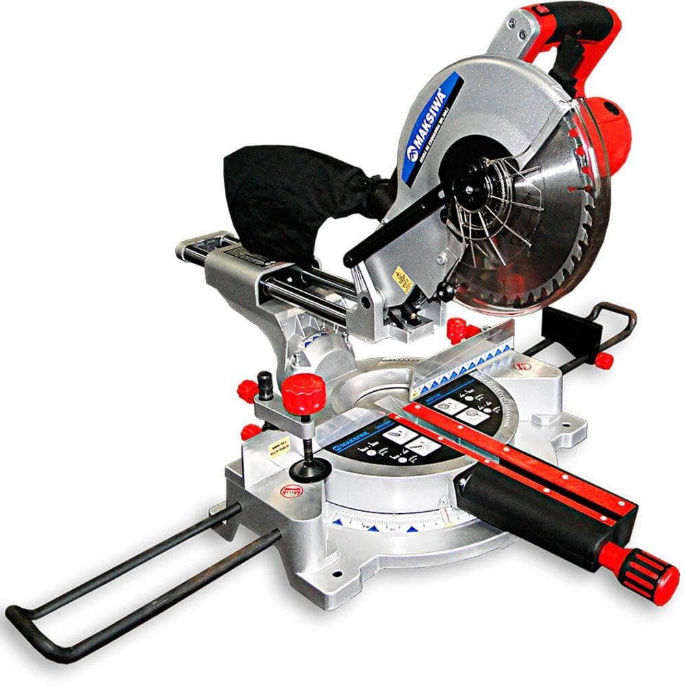 Serra meia esquadria telescópica 10" 2.000 watts com guia laser MK.300 ...