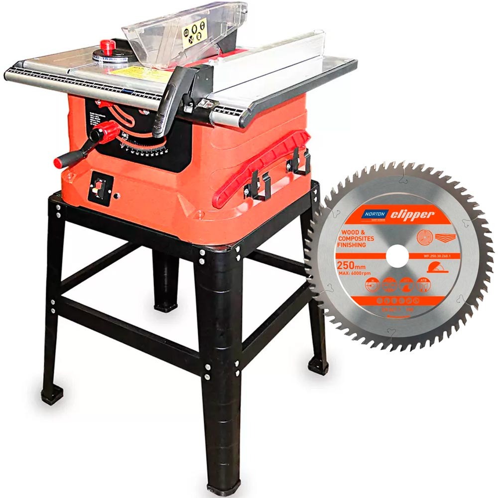 Kit Serra circular de bancada 10" 1.500W SC.600.I + Disco de serra 80 ...