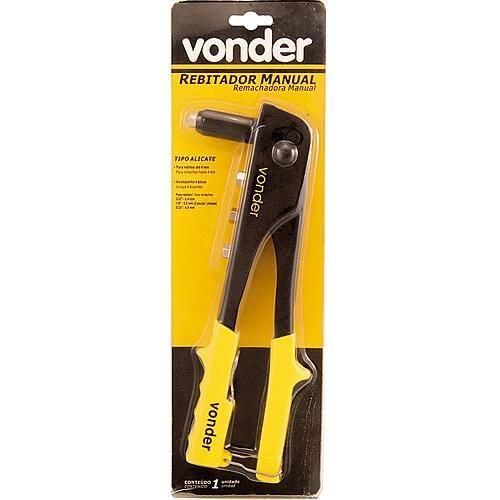 Rebitador manual tipo alicate para rebites até 4,0 mm - RM 244 - Vonder