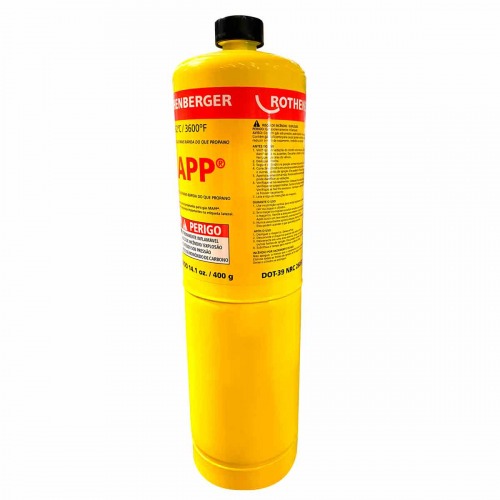 Gás mapp para maçarico 400 g - PRO - 35539 - Rothenberger