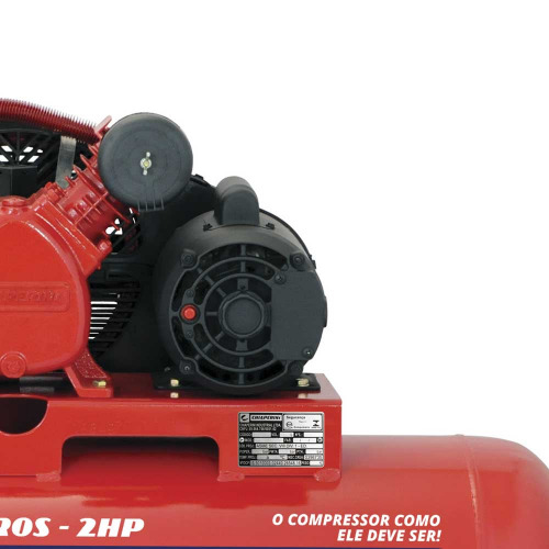 Compressor de Ar 10 pés 110L 2 hp 140 Libras Monofásico