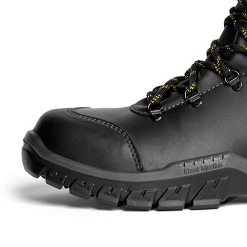 Botina em microfibra com cadarço biqueira composite preta - BRASÍLIA ...