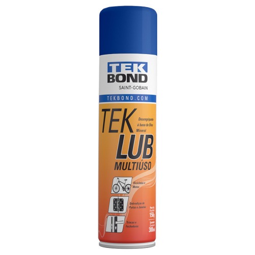 Óleo lubrificante desengripante multiuso 300 ml - TEK LUB - TEKLUB - TekBond