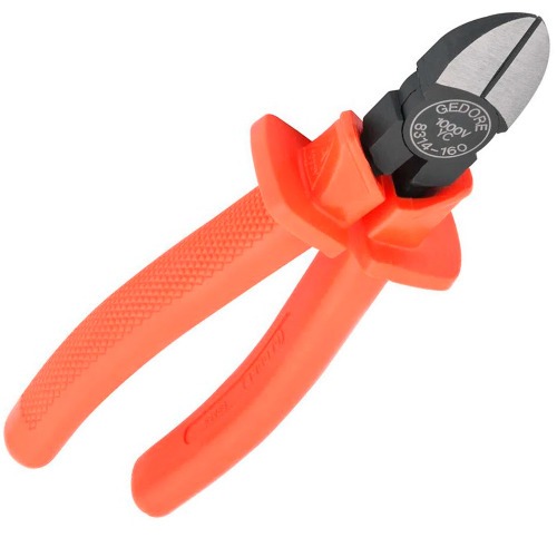 Alicate de corte diagonal isolado 6.1/4" modelo sueco - 8314 - Gedore