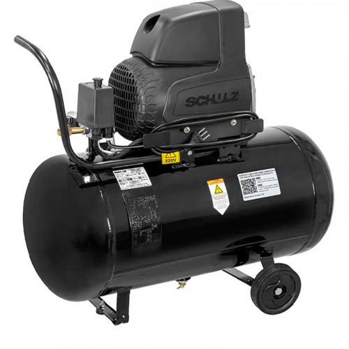 Compressor de ar 8,6 pés 50L 2 hp 120 libras - Pratiko CSI 220V - Pratiko CSI 8,6/50 - Schulz
