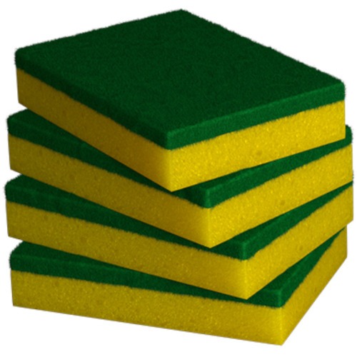 Esponja multiuso limpeza econômica dupla face 4 peças - 7898543390954 ...