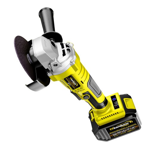 Esmerilhadeira a bateria 4.1/2" 21V 15Ah Brushless velocidade variável ...