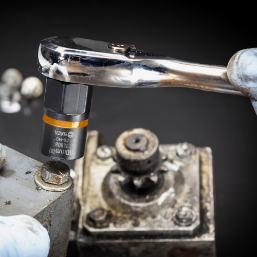 Jogo de soquete Bolt Biter 7 a 19 mm encaixe 1/4" e 3/8" com 13 peças ...