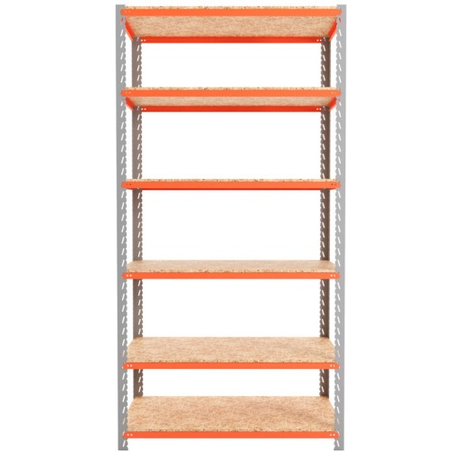 Estante desmontável 1000 x 300 x 1950 mm com 6 prateleiras - 40300 - Presto