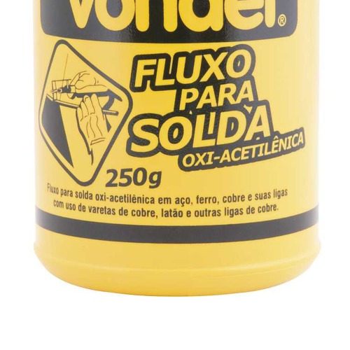 Fluxo para solda latão e bronze 250 g - 7893946036232 - Vonder