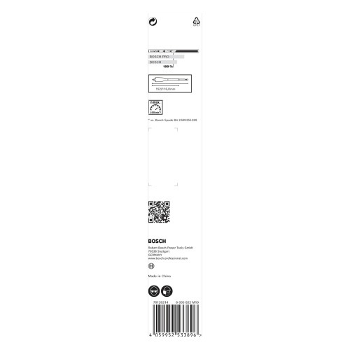 Broca chata para madeira 16 x 152 mm Expert - Self Cut Speed - Bosch
