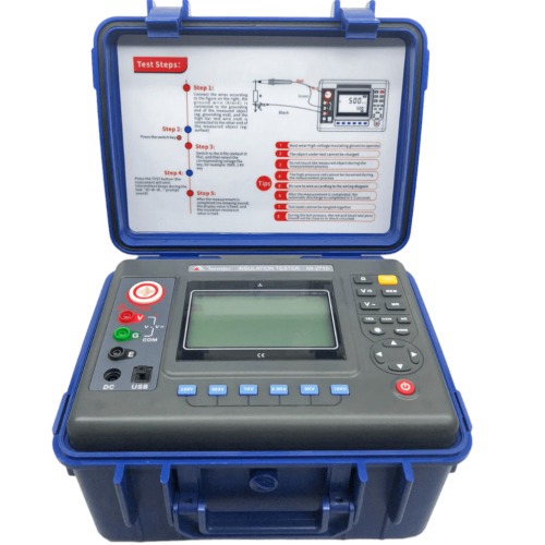 Megômetro digital para tensão de teste até 5kV CAT III 600V MI-2710 ...