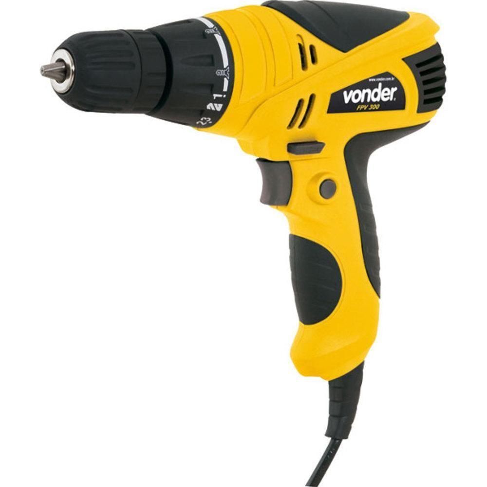 Furadeira Parafusadeira elétrica 3/8" 280 watts velocidade variável e ...